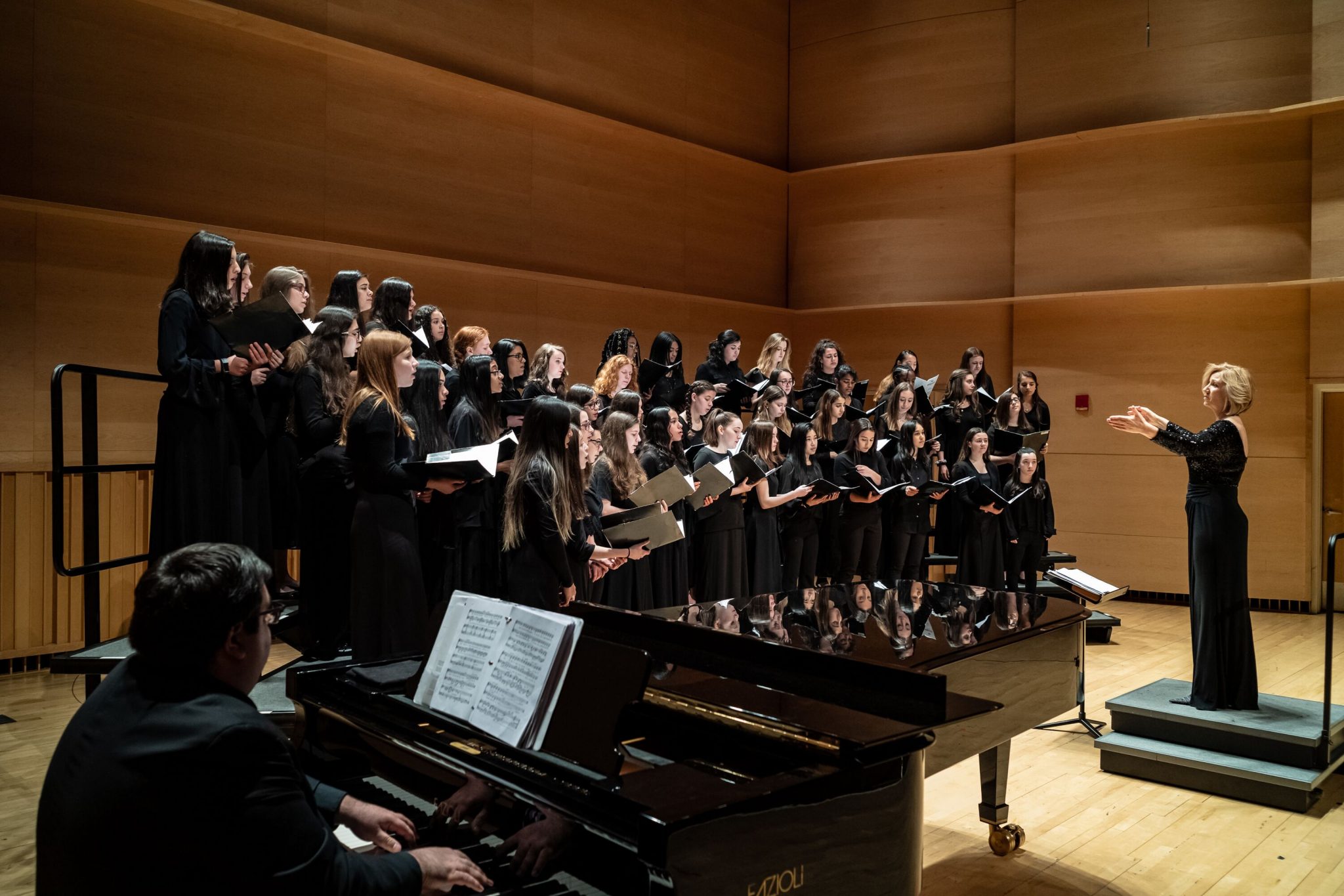 Nassau Senior Treble Choir at Adelphi University Performing Arts Center ...